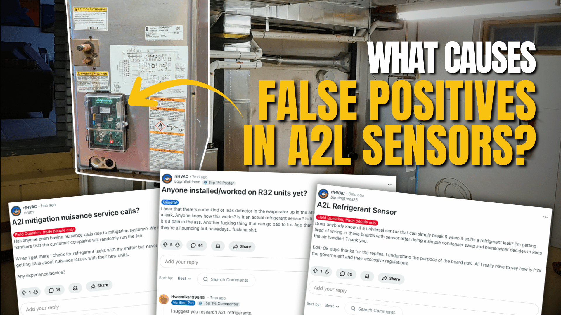A2L Sensor False Alarms: Why VOCs Trigger Nuisance Lockouts on R-454B ...
