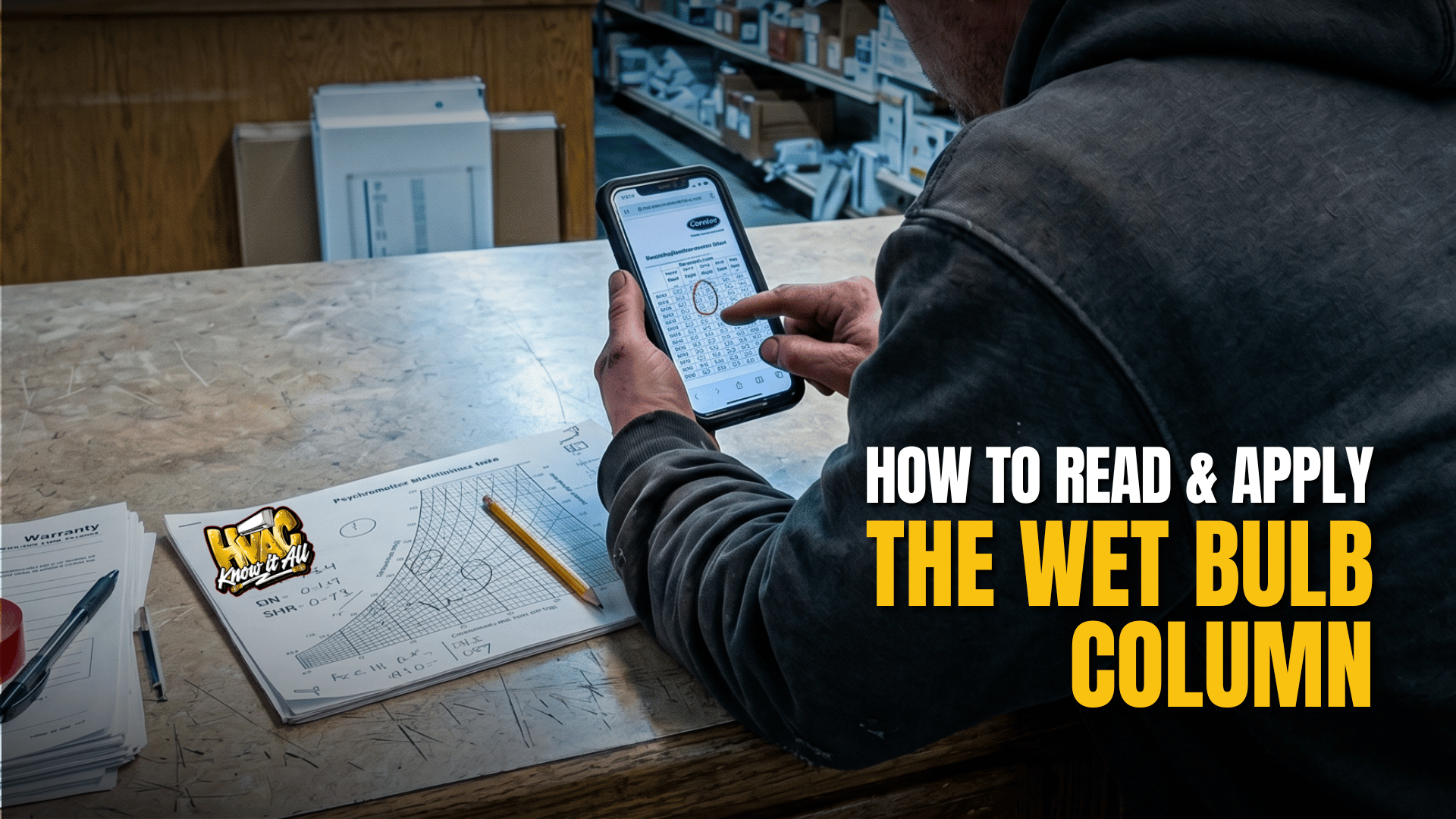 Reading the Wet Bulb Column on Your AC Capacity Chart | HVAC Know It All